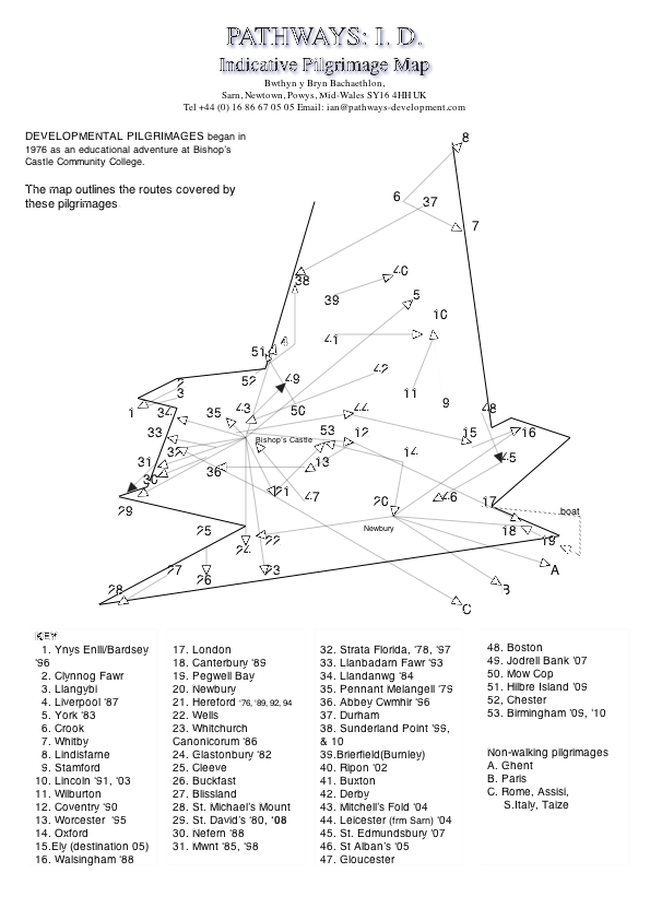 PILGRIM ROUTE MAP web – Inspirational Pathways